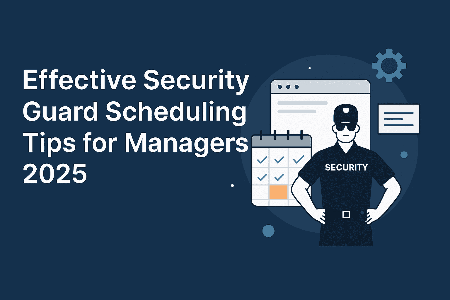 Effective Security Guard Scheduling Tips for Managers | TARGPatrol